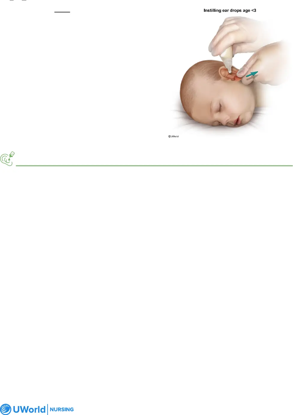 Nursing UGuide – Otic Medication Administration